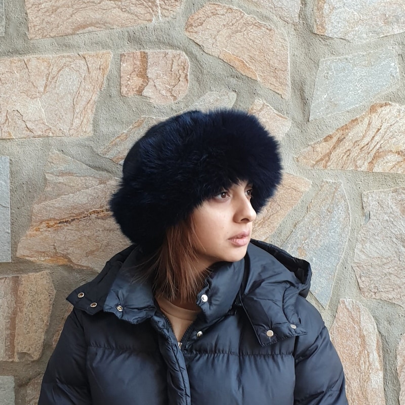 Blue Fur Baseball Cap - Etsy
