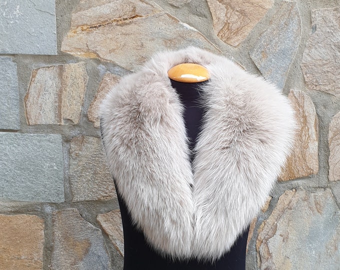 Fur Collar,fox Fur Collar,real Fur Collar - Etsy
