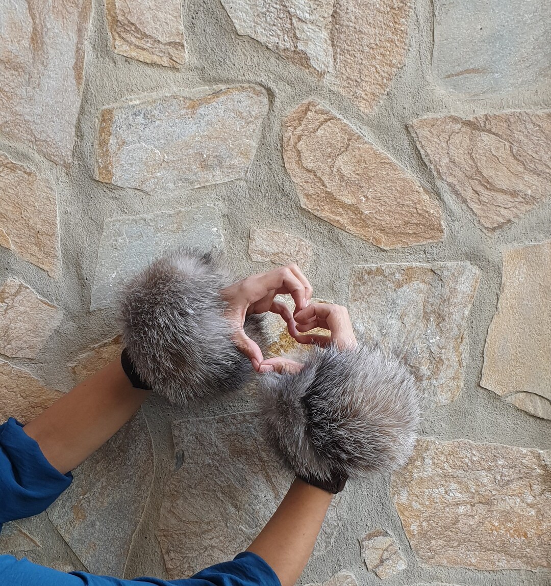 Fur Cuffs,real Fur Cuffs,fox Fur Cuffs - Etsy