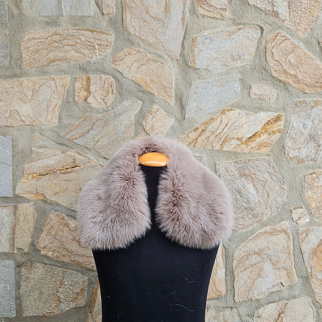 Fur Collar,fox Fur Collar,real Fur Collar - Etsy
