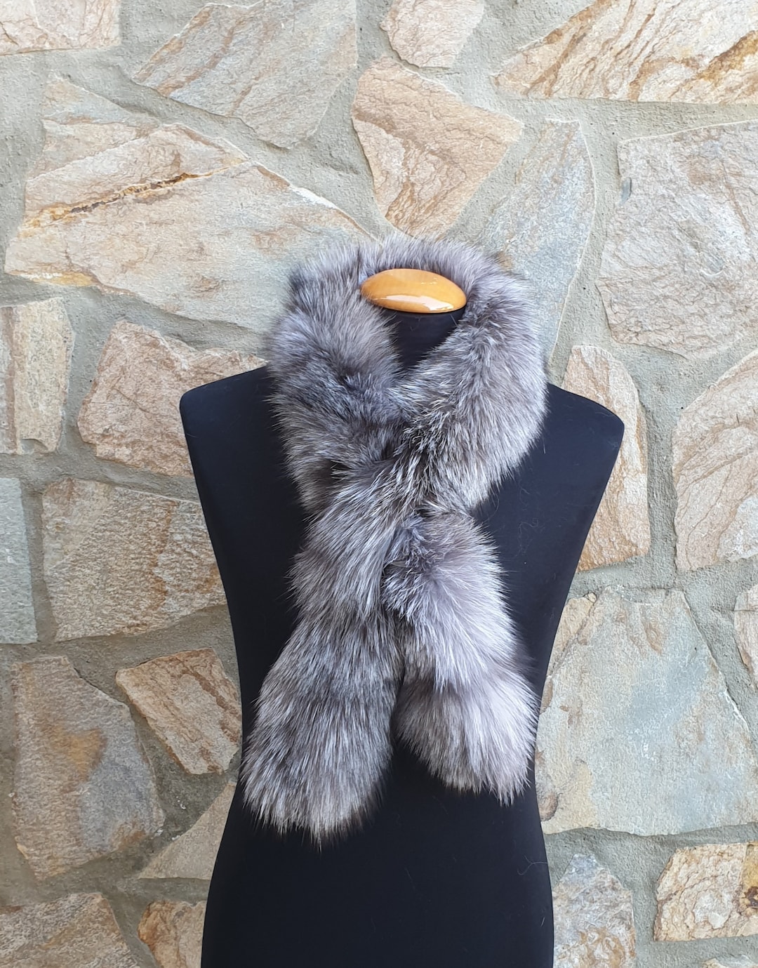 Fur Scarf,fox Scarf,real Fox Scarf - Etsy