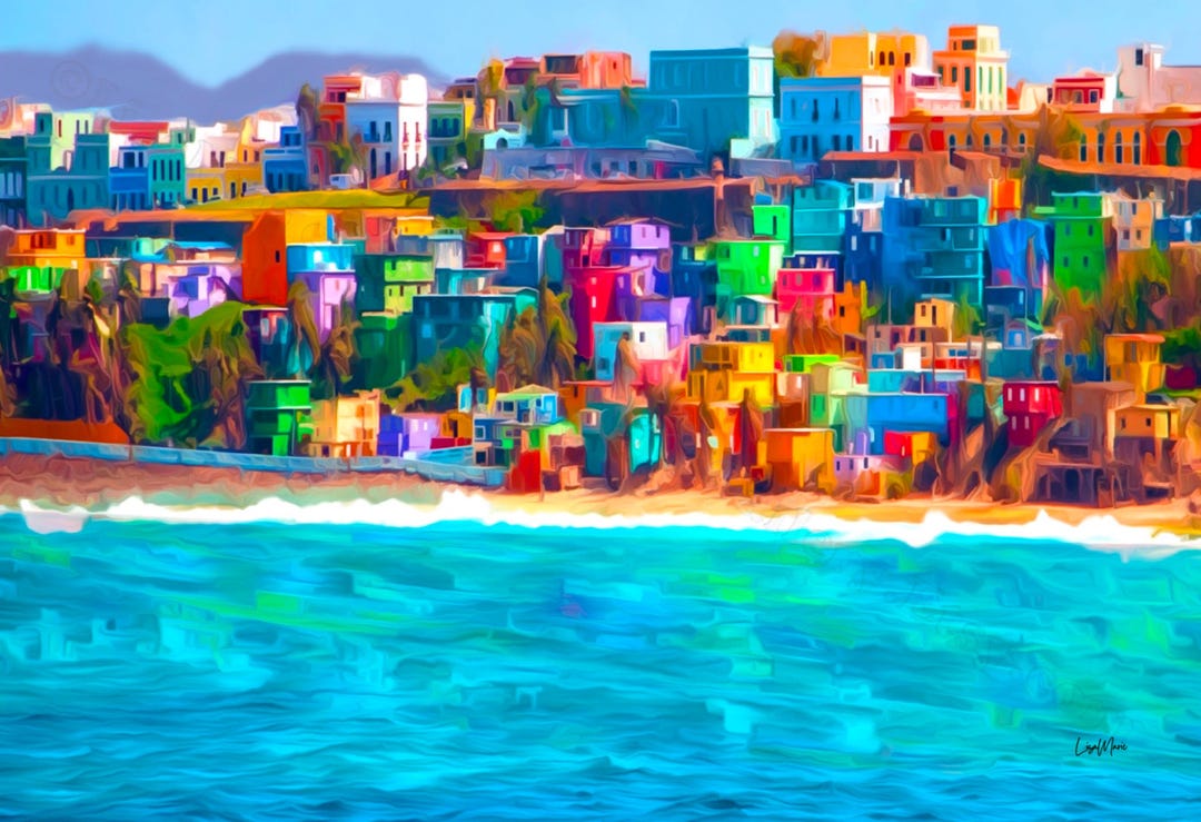 La Perla Puerto Rico Style 1 Fine Art Giclée Print | Great Gift Ideas ...
