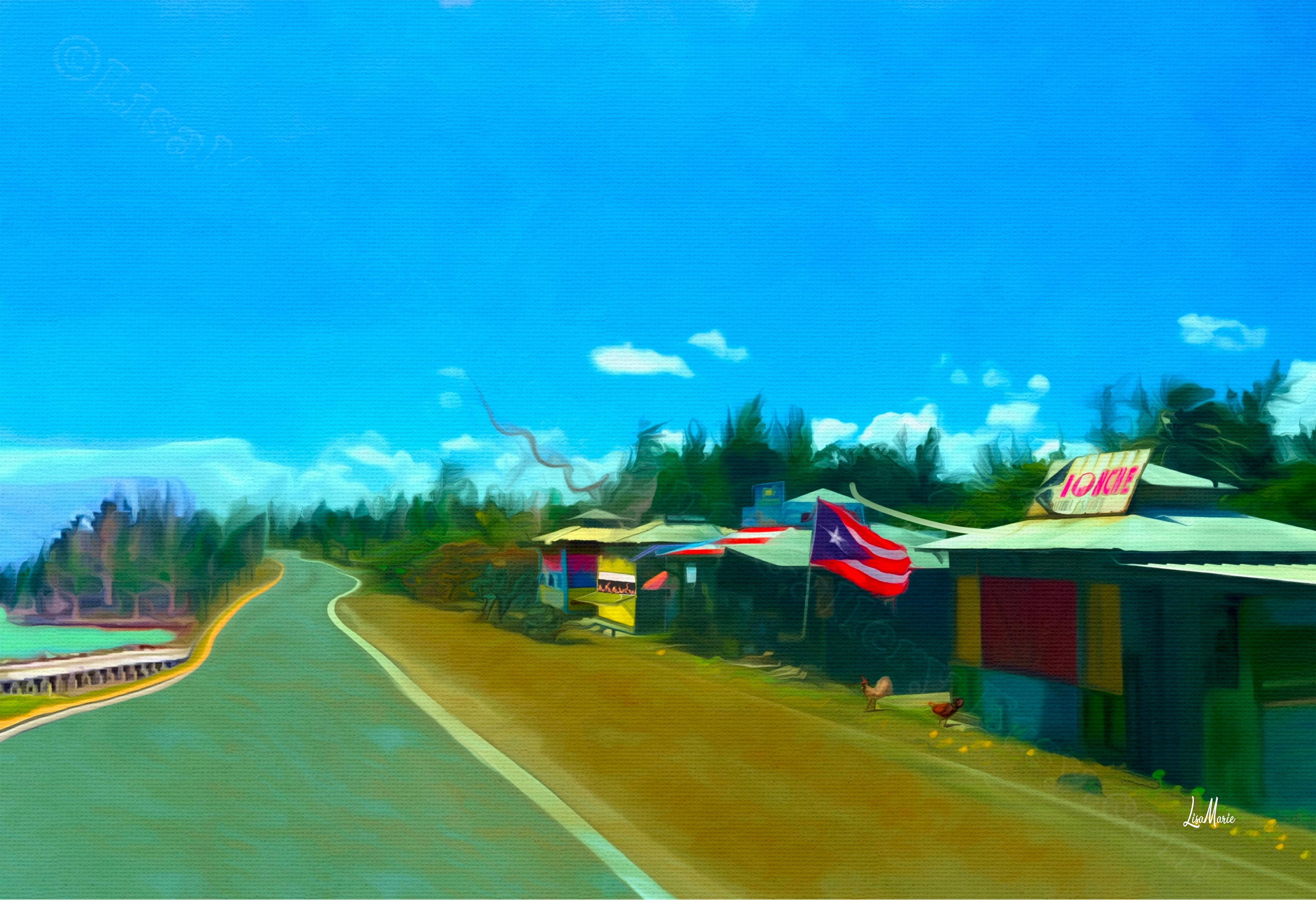 Pinones Puerto Rico Highway 187 Fine Art Giclee Print - Etsy
