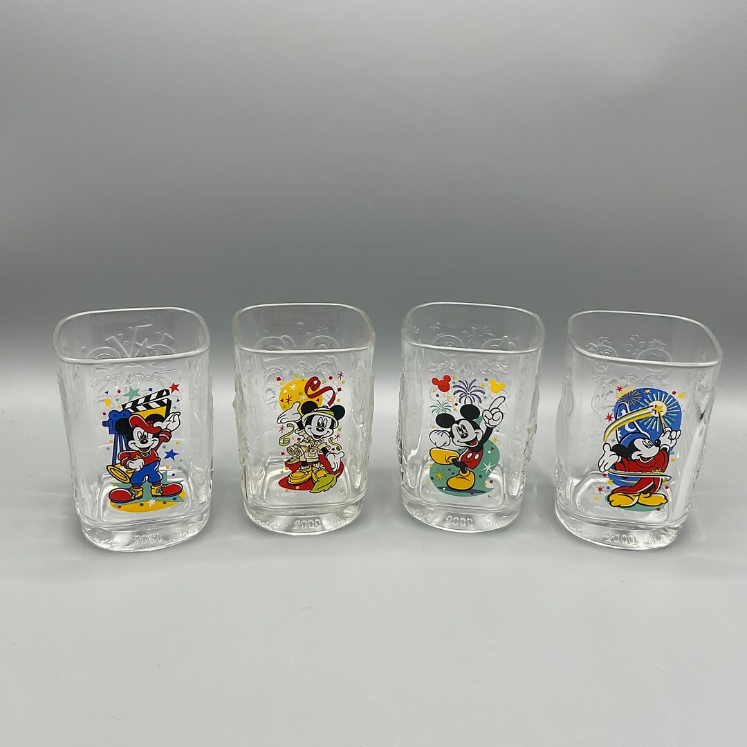 Mickey Mouse Mcdonalds 2000 Glasses Set of 4 - Etsy