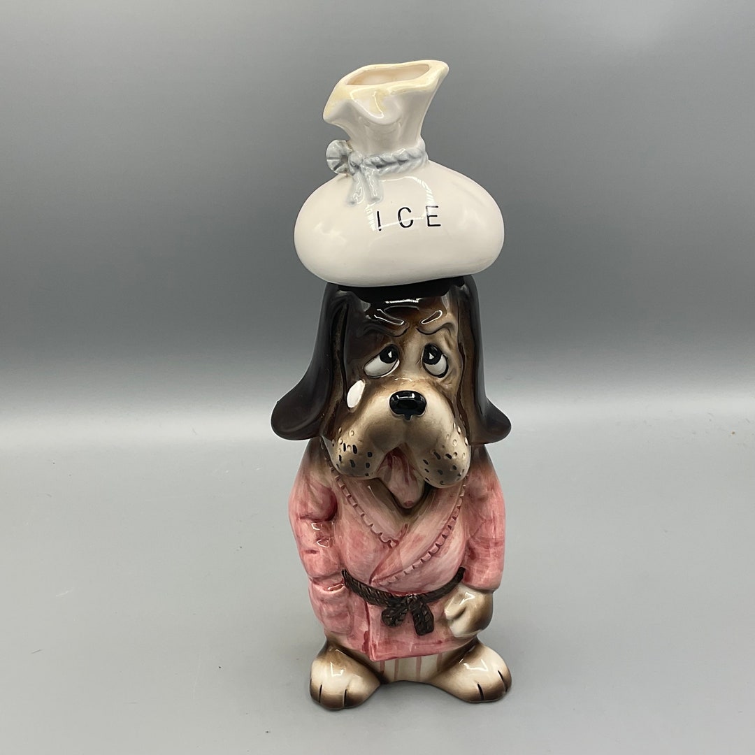 Vintage Hungover Hound Dog Decanter - Etsy
