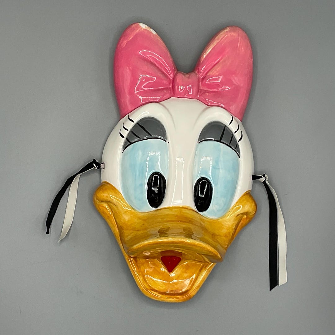 Vintage Daisy Duck Porcelain Wall Hanging - Etsy