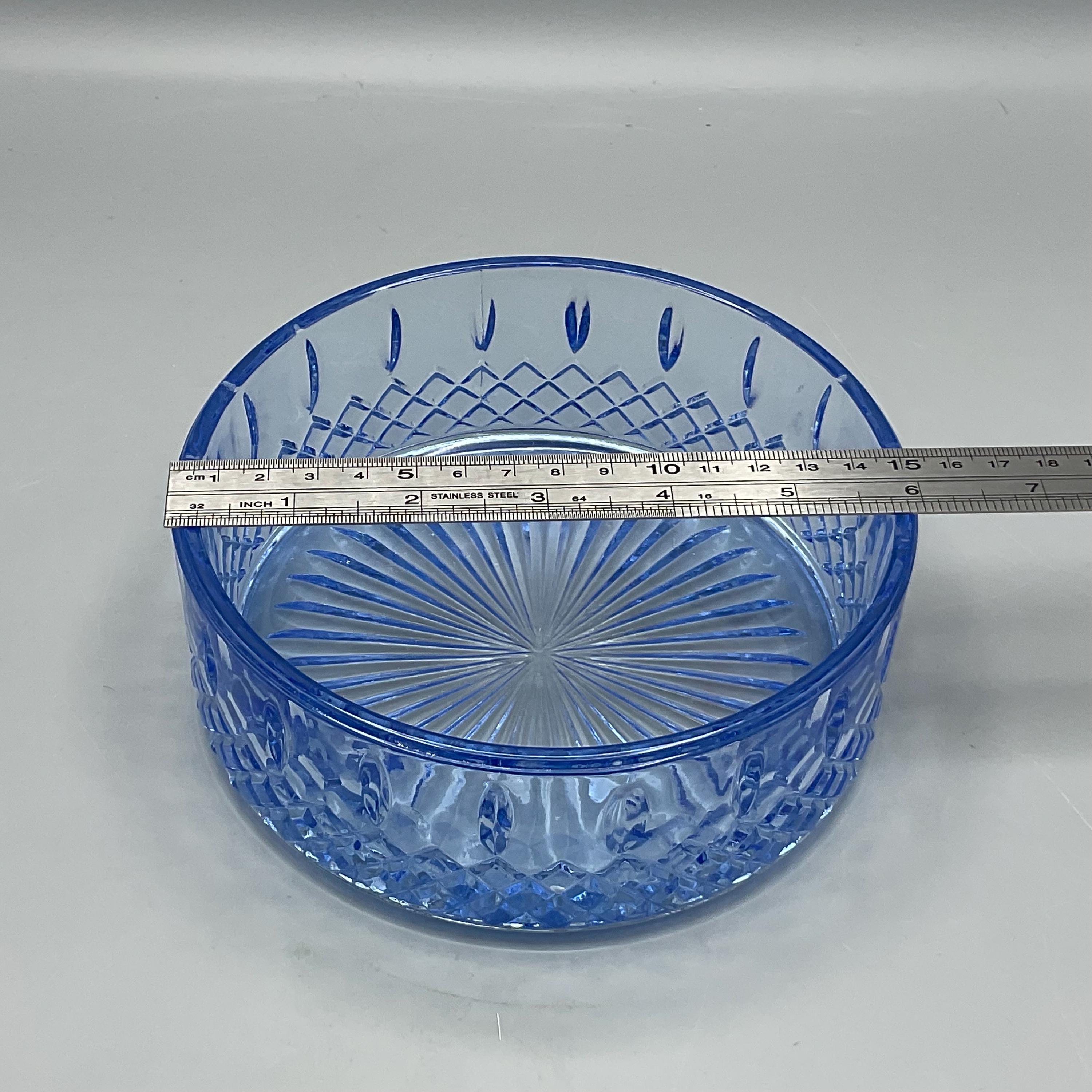 Indiana Glass Blue Princess Covered Candy Dish - Etsy