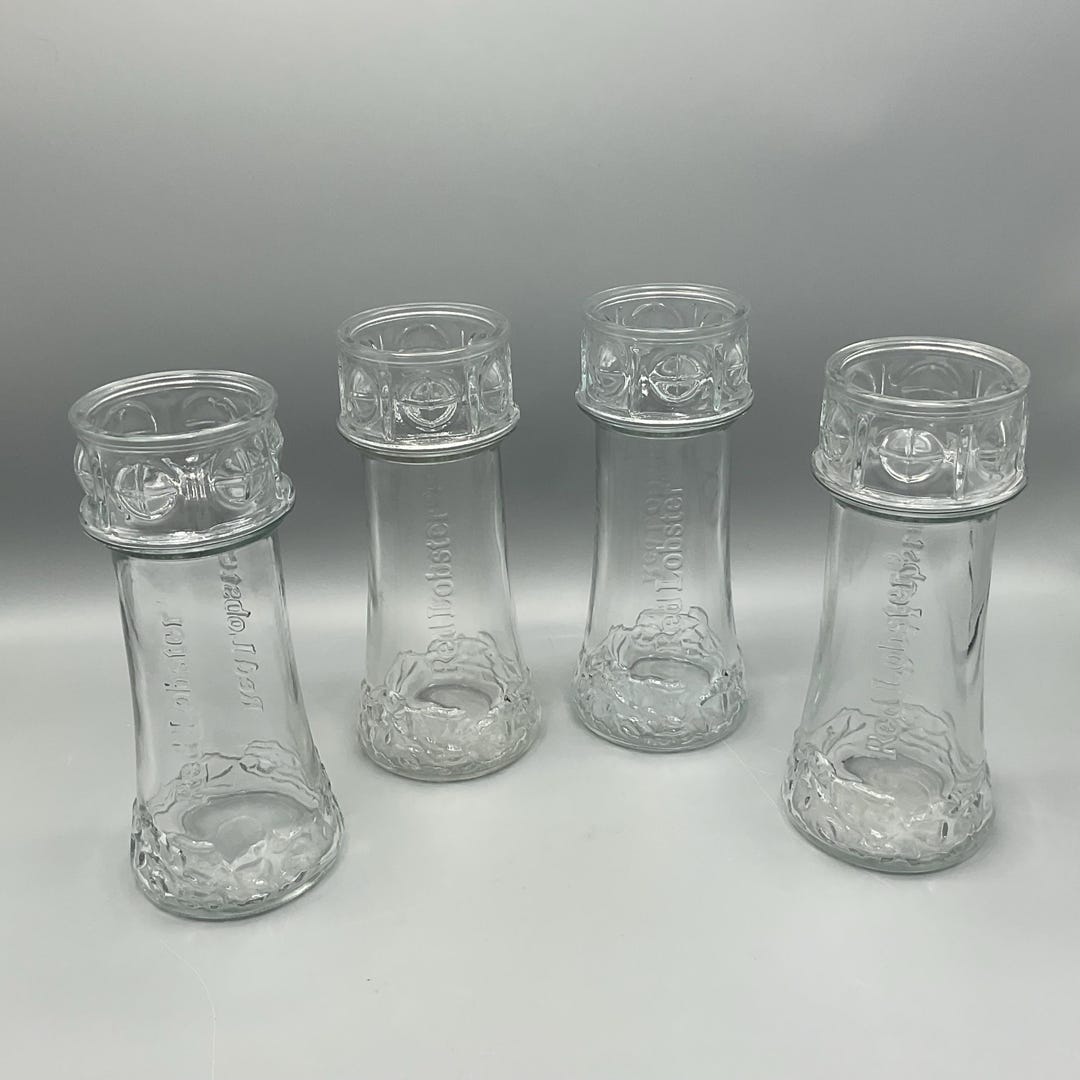 Red Lobster Lighthouse Souvenir Drinking Glasses—set of 4 - Etsy