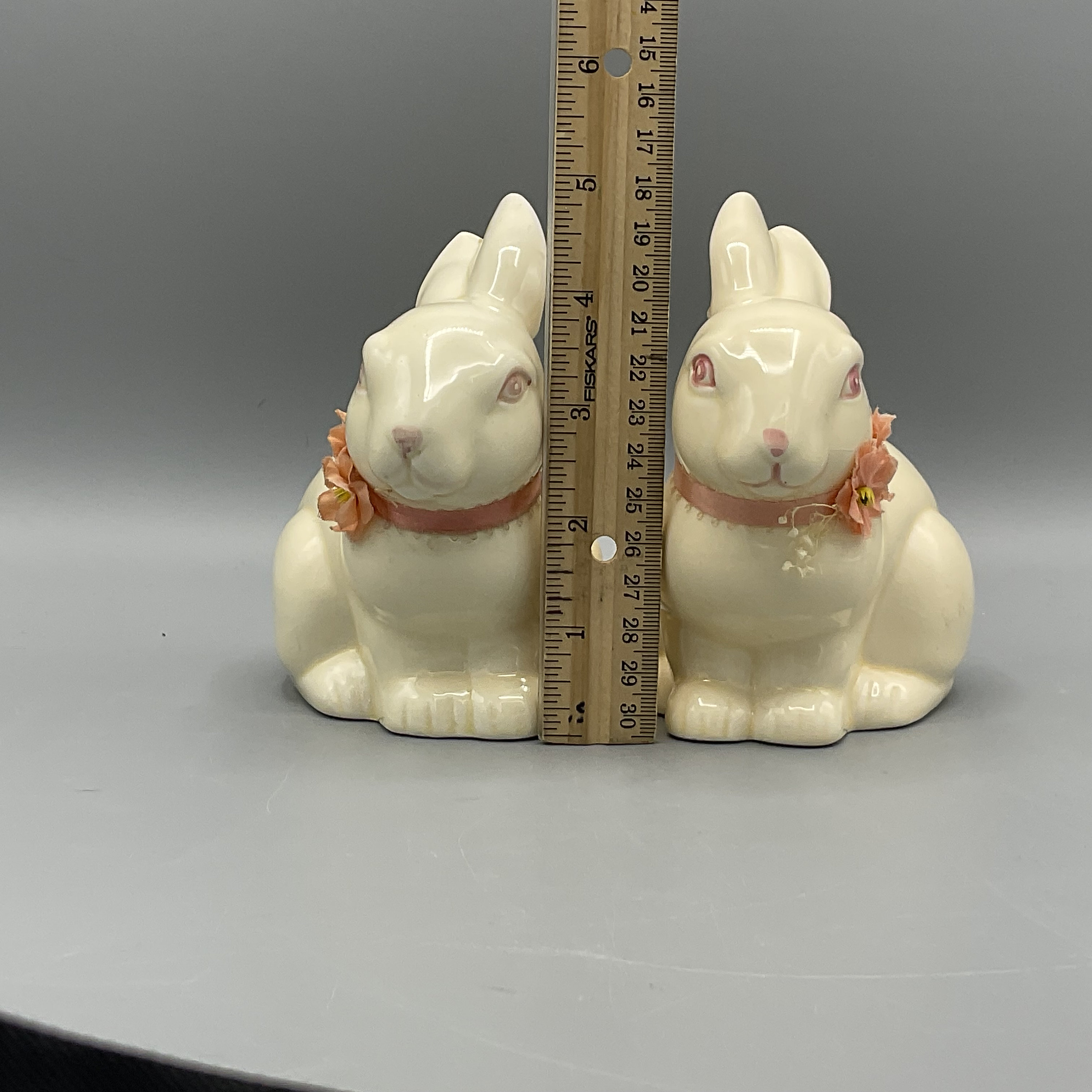 Pair of Lefton China Bunny Figurines - Etsy