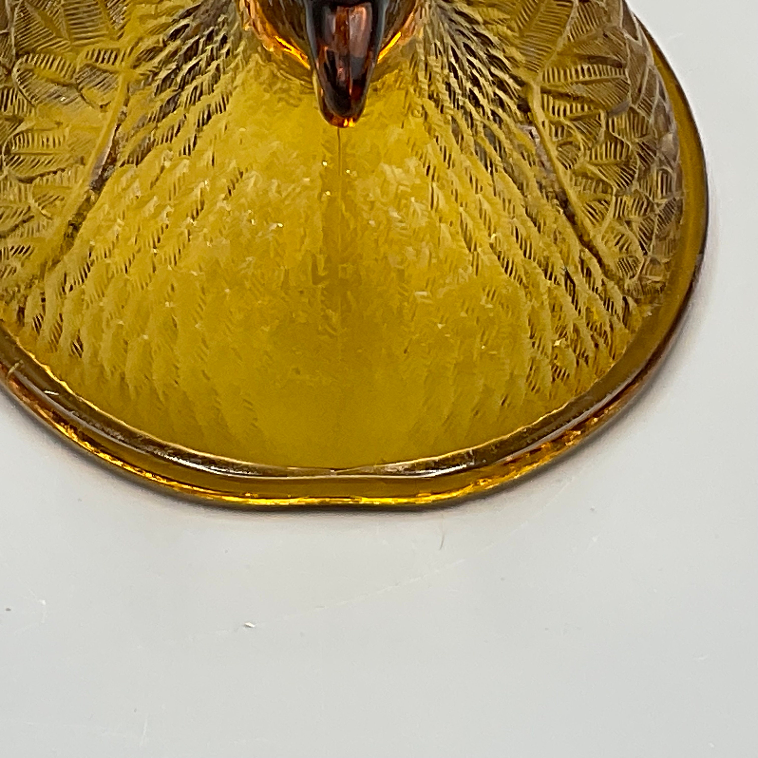 Indiana Glass Amber Hen on Nest - Etsy