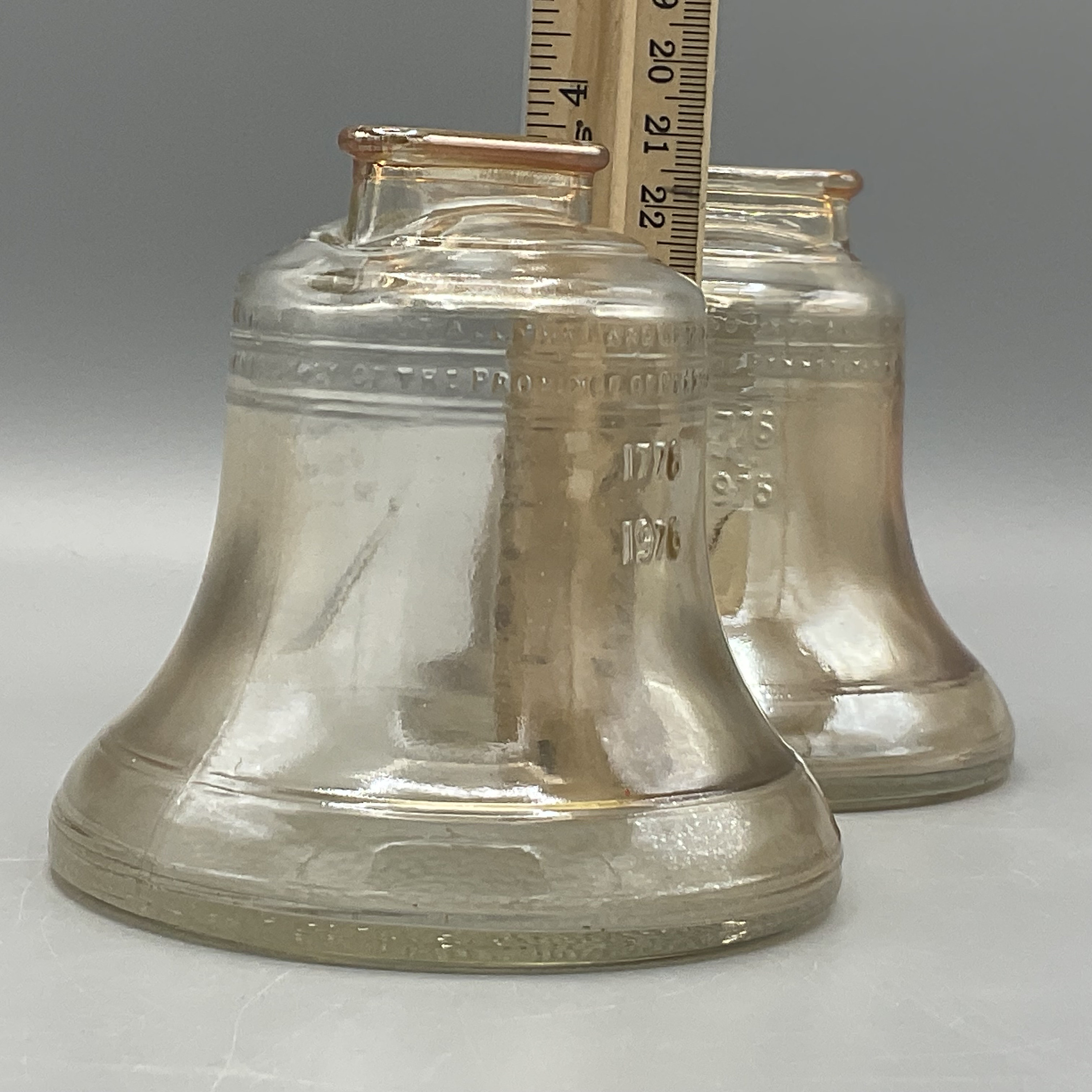 Anchor Hocking Bicentennial Liberty Bell Penny Banksset of 2 - Etsy