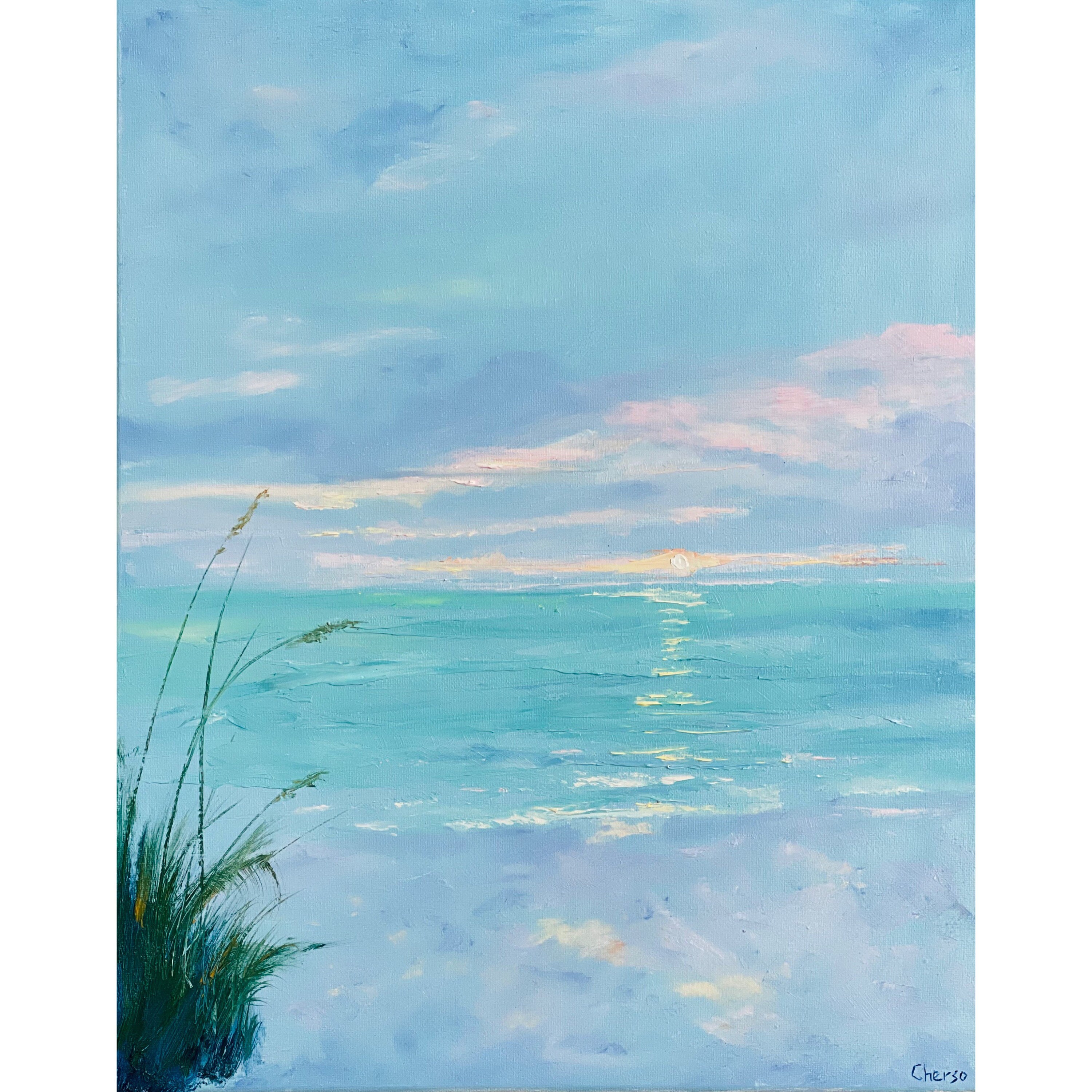 Oil Painting Pebble Beach Painting California Original Art Impasto ...