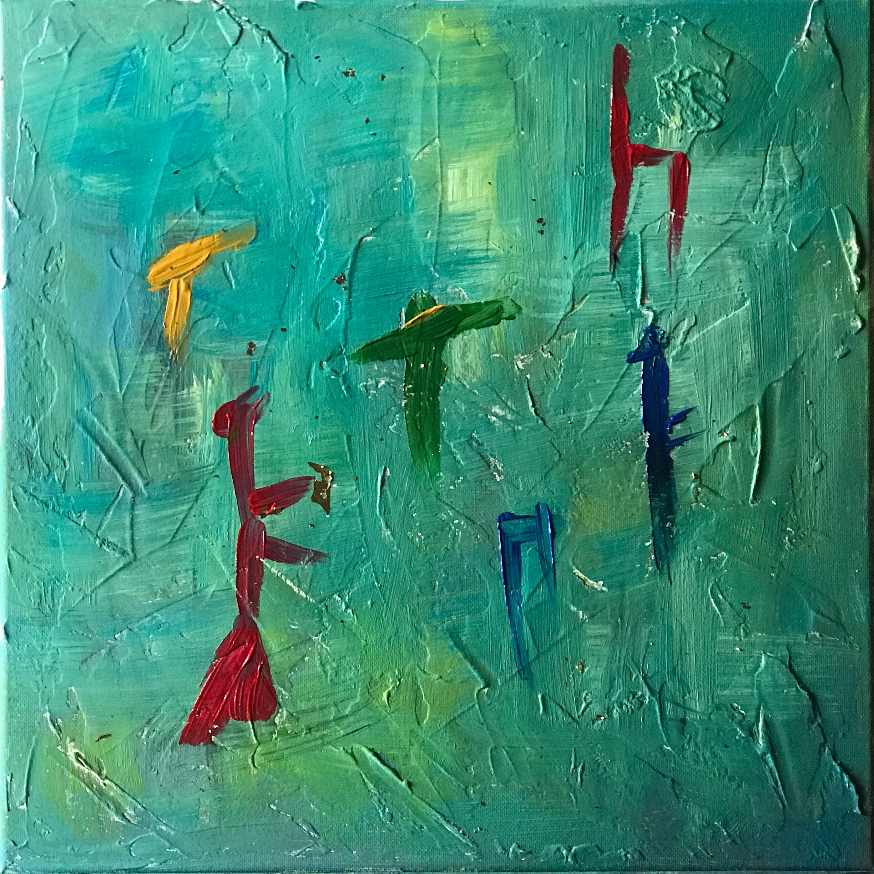 Abstract People Painting Original Art Small Canvas Art Wall - Etsy