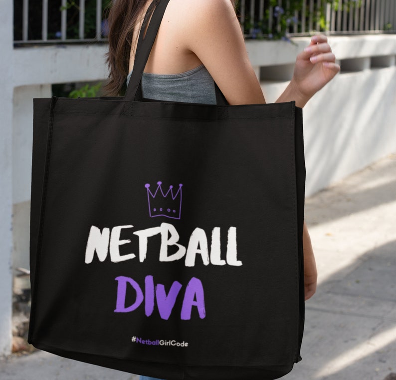 Netball Diva Shopper Bag - Etsy
