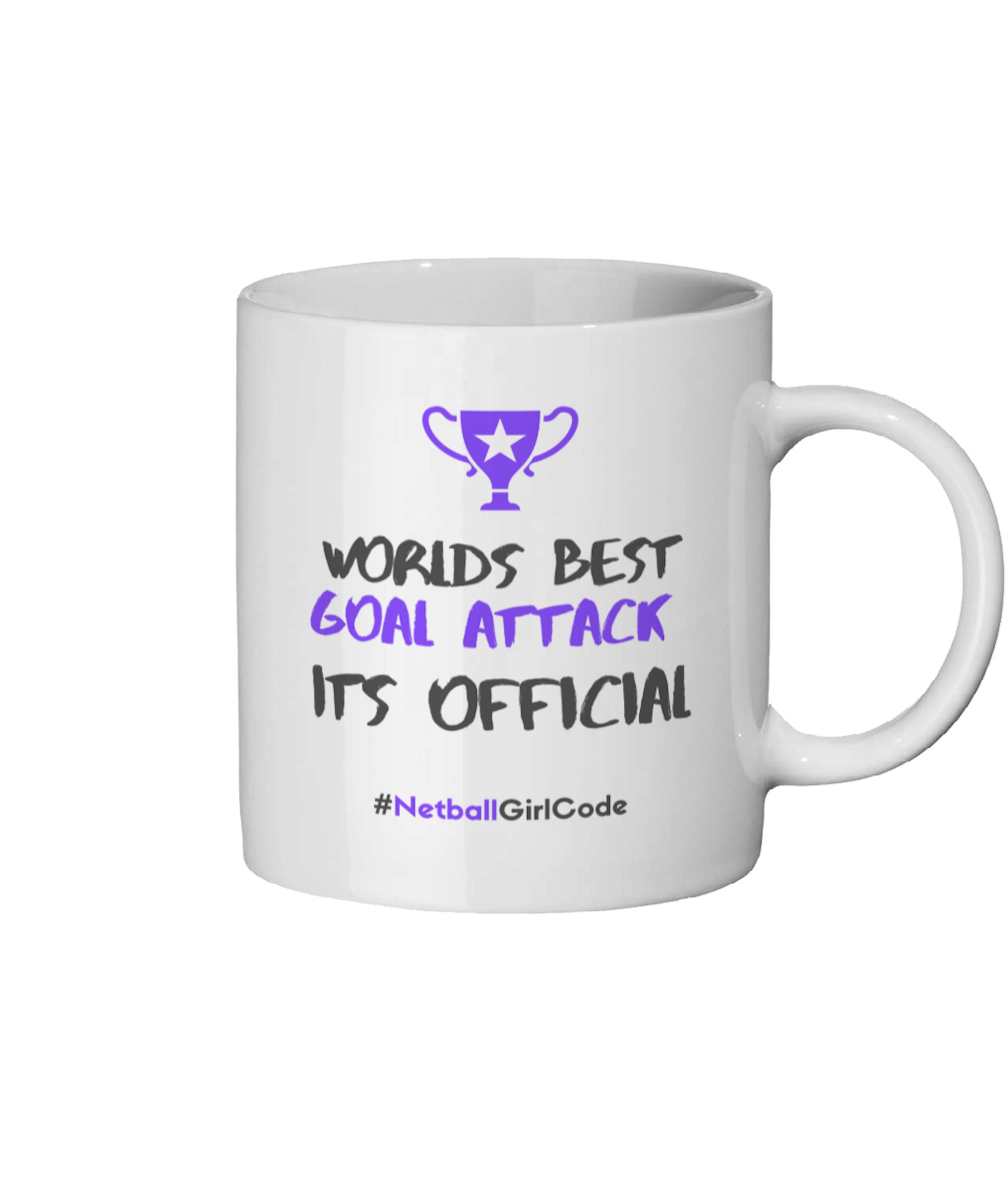 World's Best Goal Attack Netball Mug - Etsy
