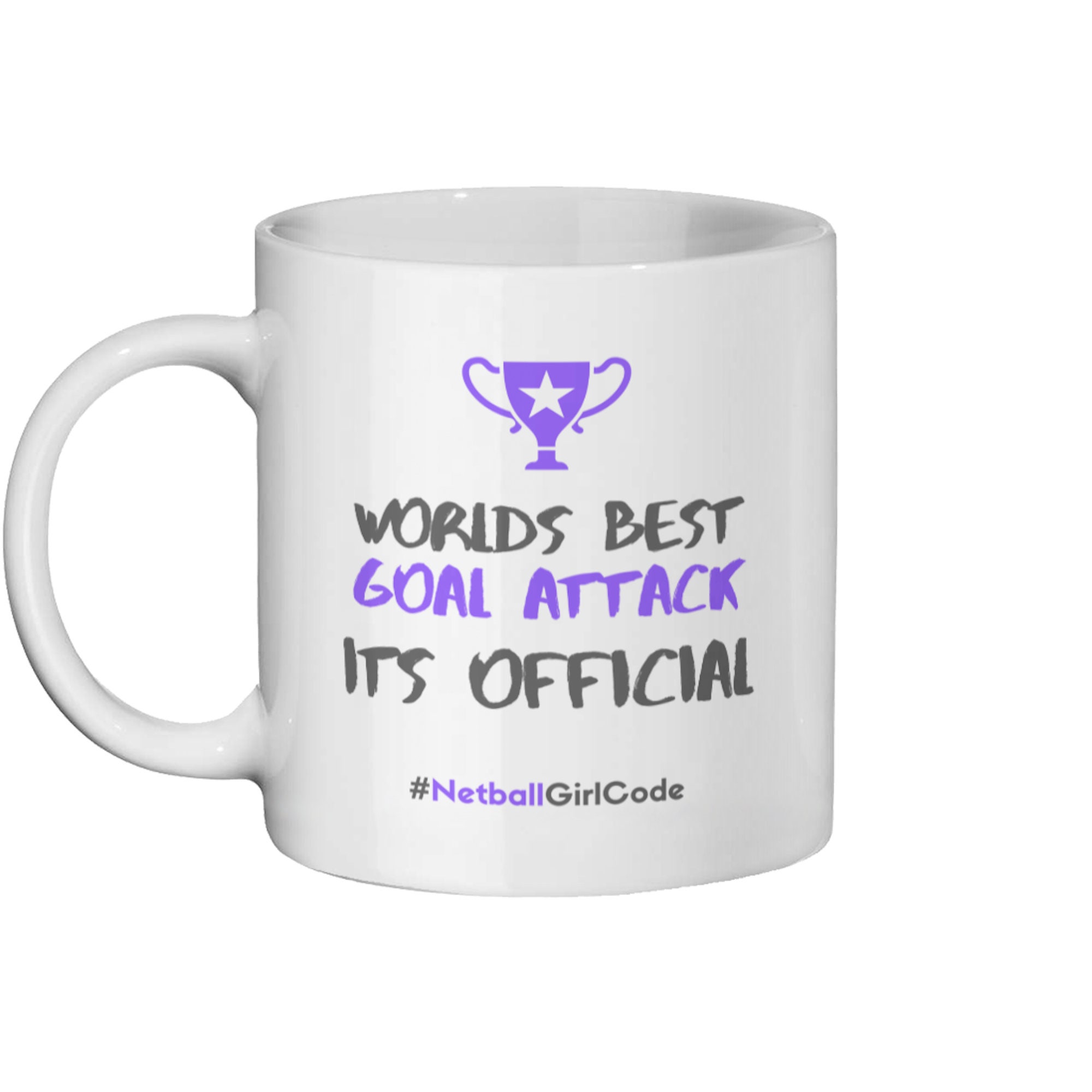 World's Best Goal Attack Netball Mug - Etsy