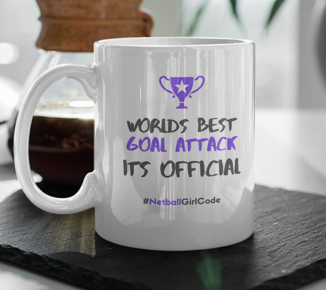 World's Best Goal Attack Netball Mug - Etsy