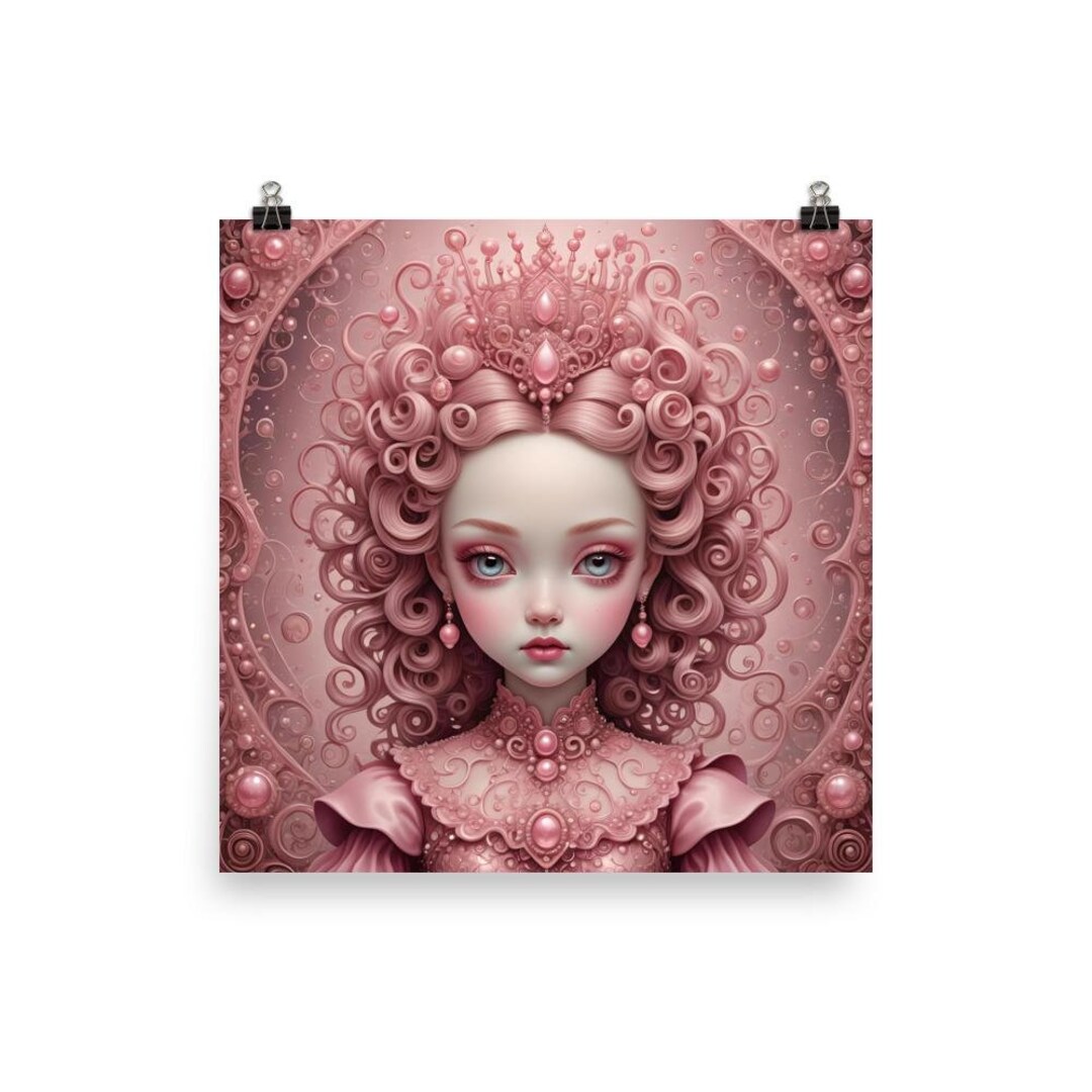 Pink Princess Mark Ryden Style Art Poster Print - Etsy