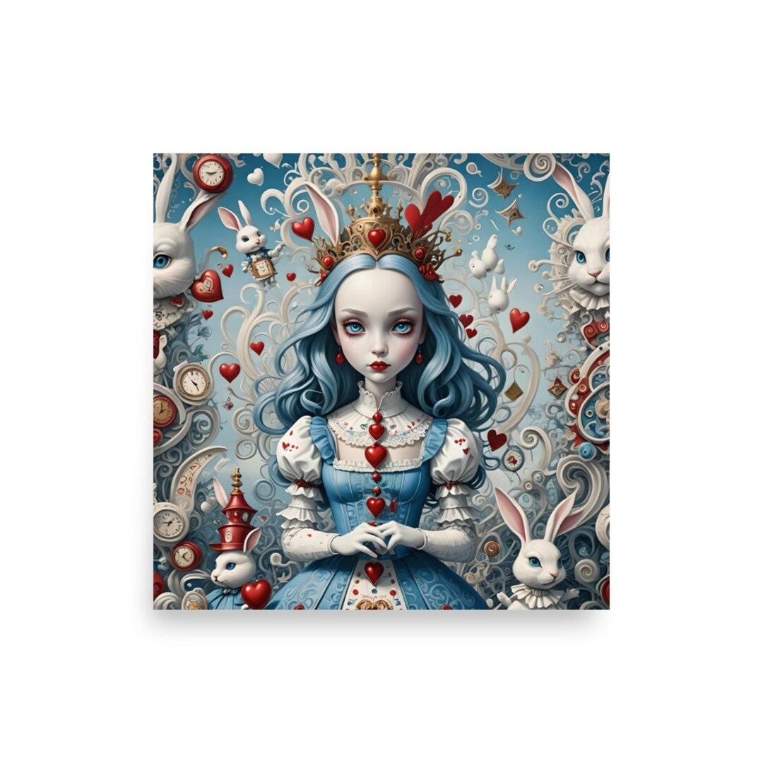 Alice in Wonderland Art Poster - Mark Ryden Style Print - Etsy