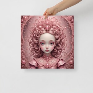 Pink Princess Mark Ryden Style Art Poster Print - Etsy