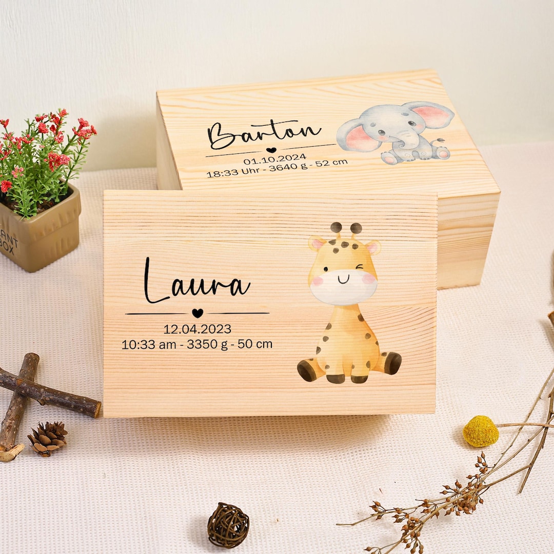 Baby Keepsake Box, Baby Boy Keepsake Box, Baby Girl Keepsake Box ...