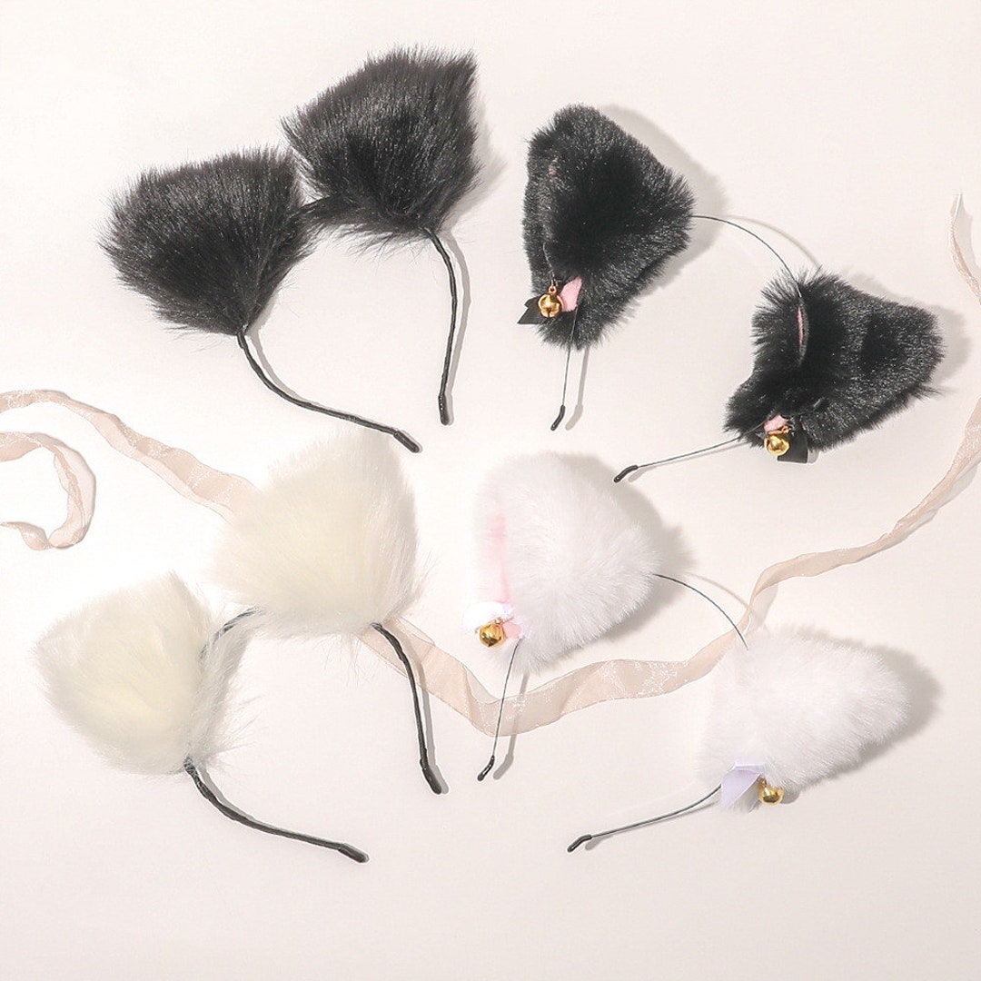 Cat Ears Headband Kawaii Neko Ears Cosplay Cat Hair - Etsy