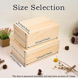 Cute Bear Pattern Baby Keepsake Box, Baby Memory Box for Newborn Boy ...