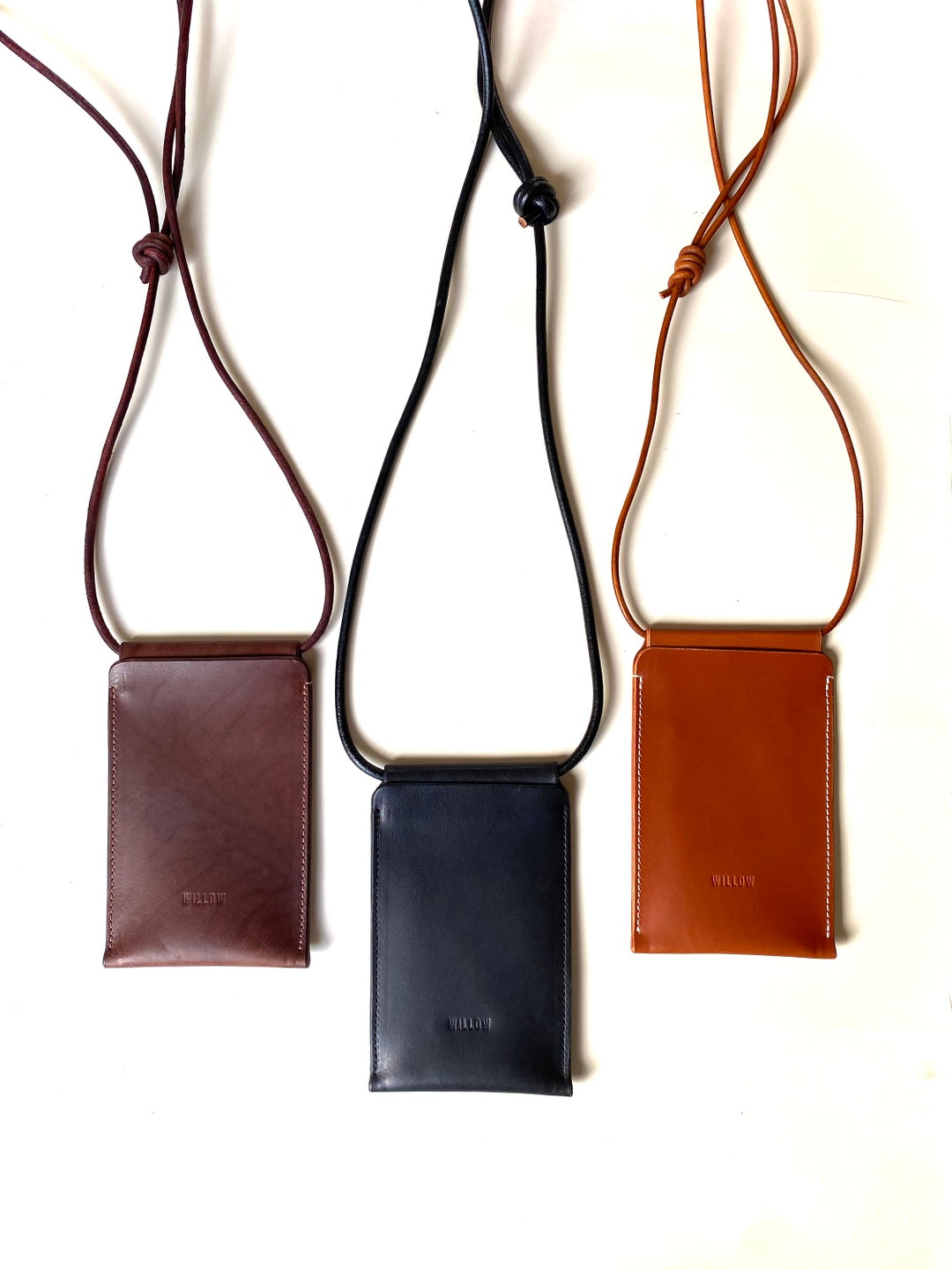Large Leather Phone Bag / Phone Carrier / Crossbody Bag / Phone ...