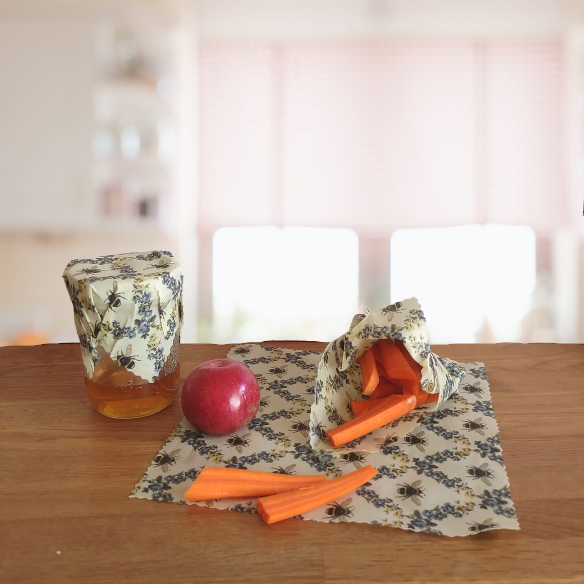 Beeswax Wrap Starter Pack Reusable Food Wrap Eco Friendly - Etsy