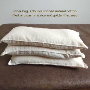 Heat Therapy Cold Therapy Rice Bag Soft and Snuggly Microwavable ...