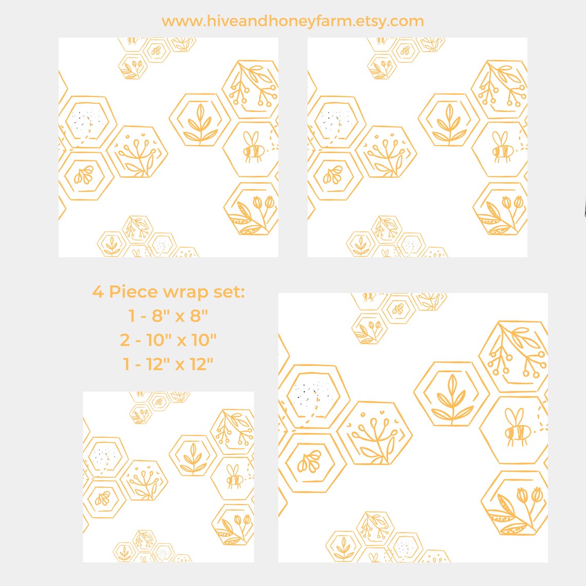 Beeswax Wrap Starter Pack Reusable Food Wrap Eco - Etsy