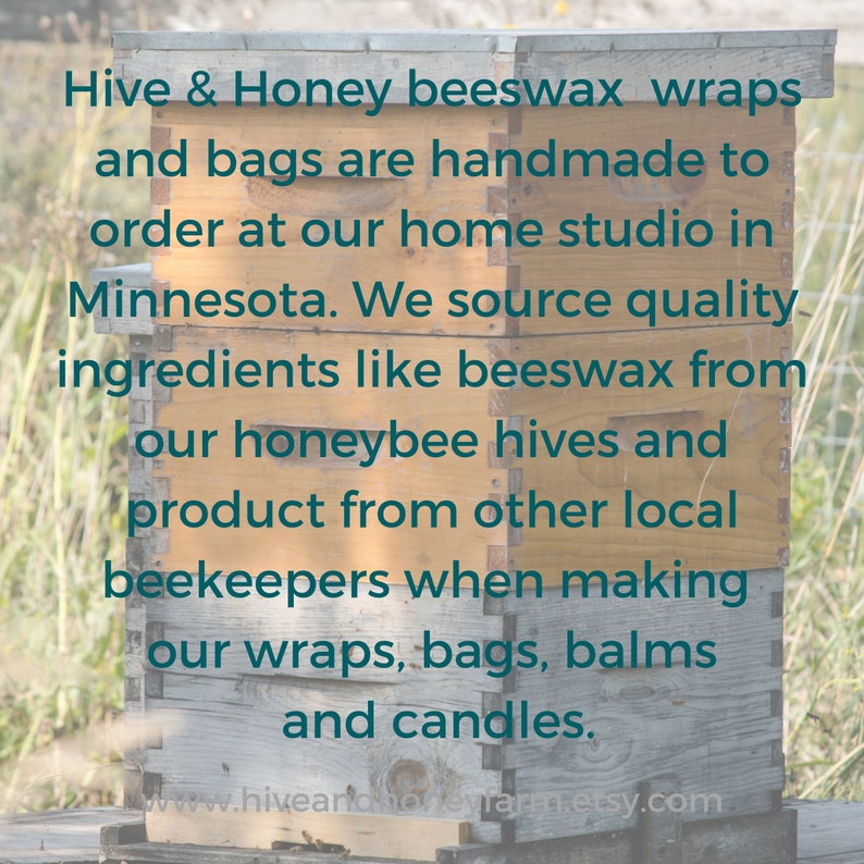 Beeswax Wrap Starter Pack Reusable Food Wrap Eco Friendly - Etsy