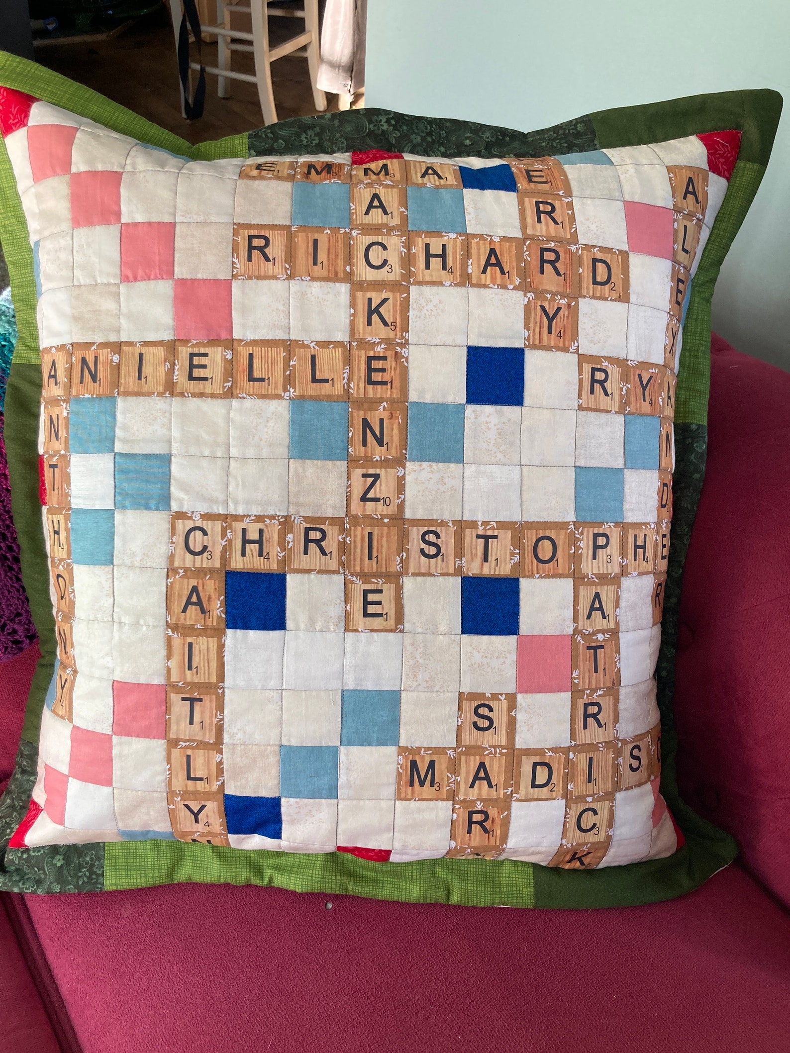Unique for Scrabble Lover Mom, Christmas Gift, Personalised Wall ...