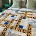 Mother’s Day Unique Gift Scrabble Board, Sofa Throw, Quilted Patchwork ...