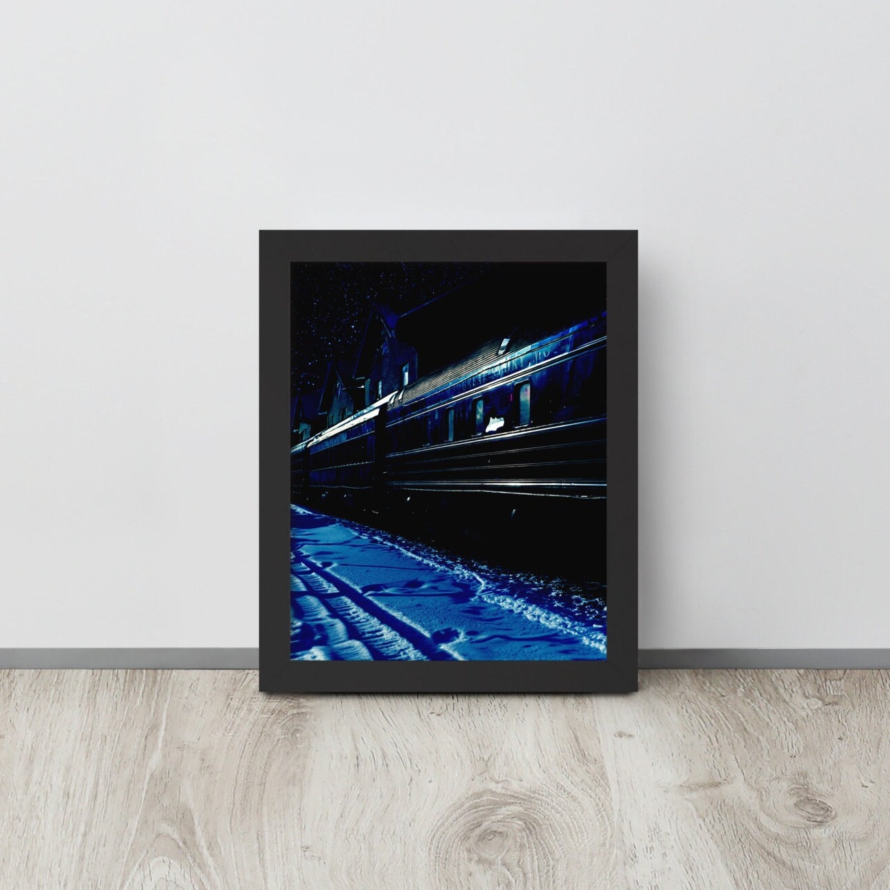 The Polar Express Themed Poster (framed) - Etsy