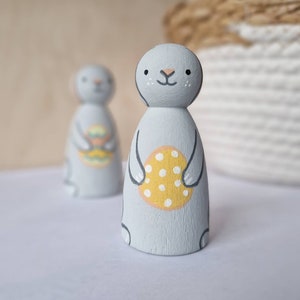 Easter Bunny Peg Doll, Alternative Easter Gifts, Easter Egg Toys ...