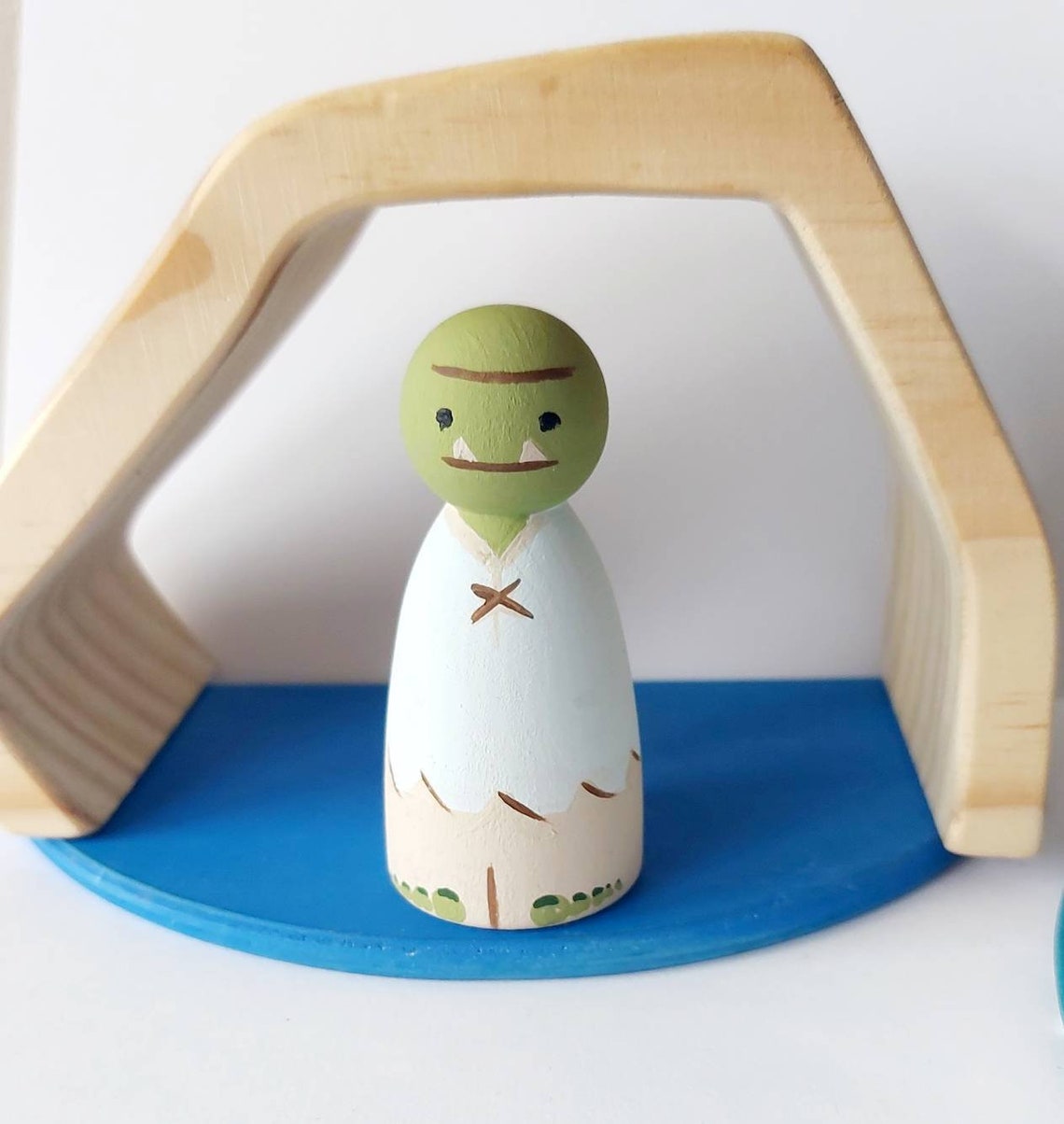 Billy Goats Gruff Peg Doll Play Set Storytelling Toys | Etsy