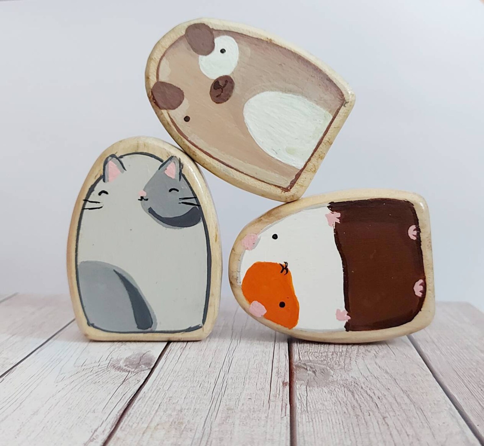 Dog Peg Doll Wooden Toy Puppy Peg Doll Kawaii Dog Gift Peg - Etsy