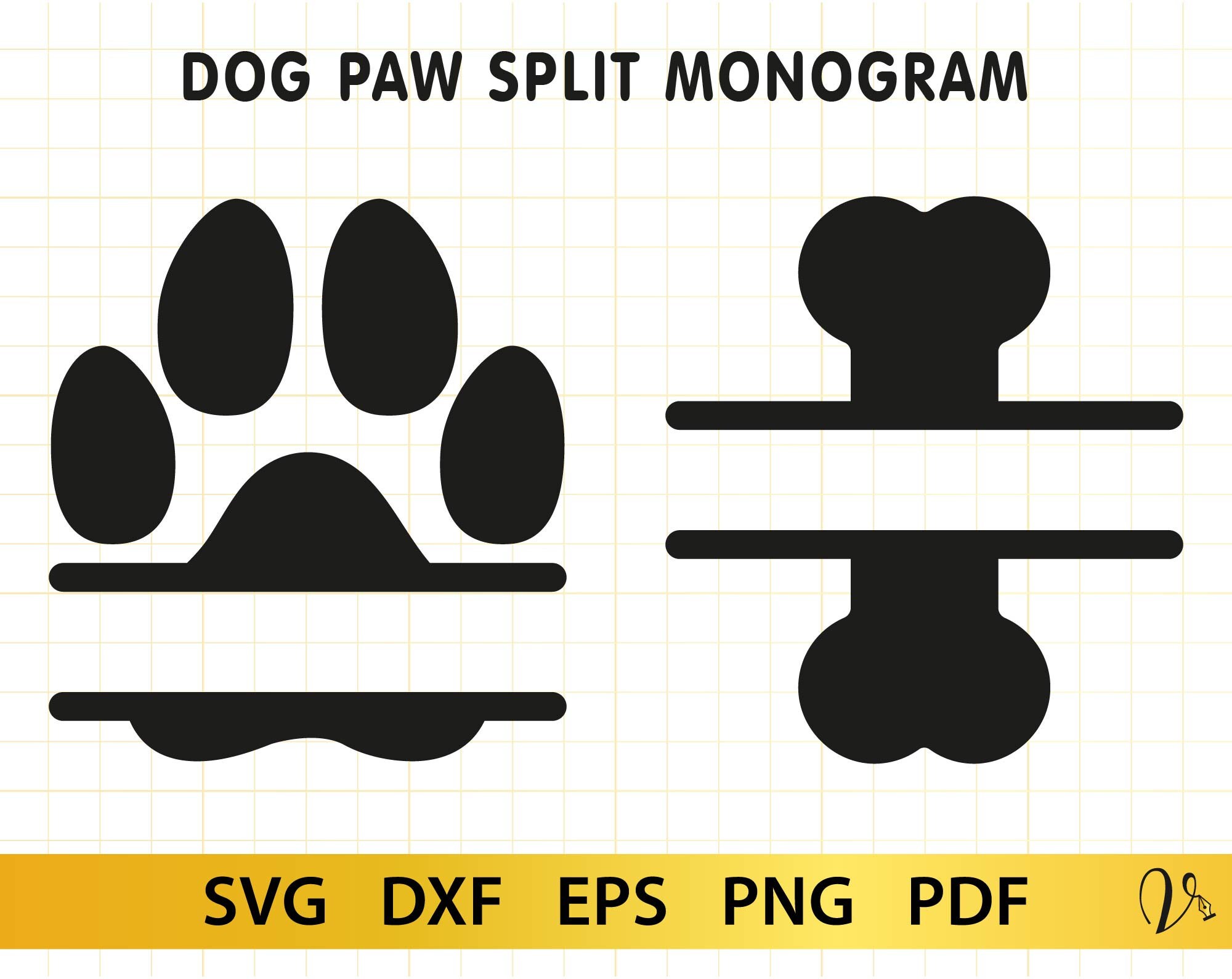 Printable Dog Paw Print