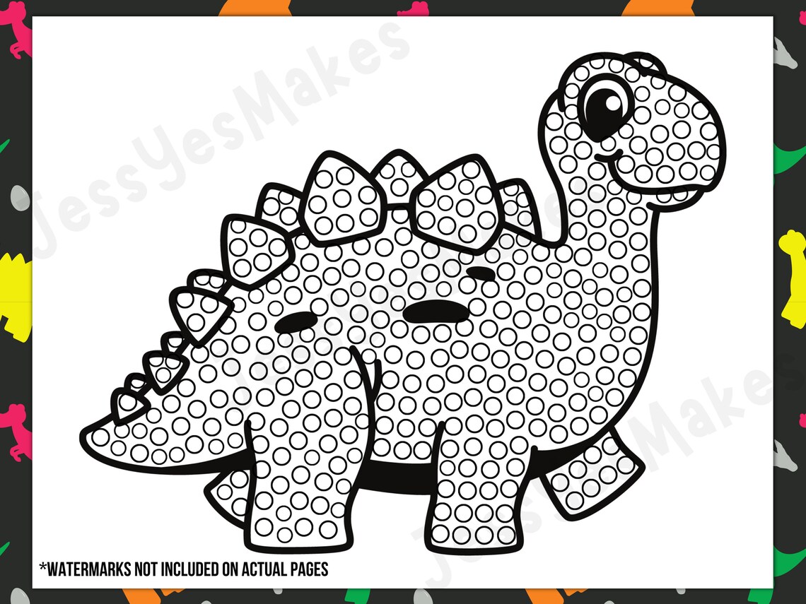 D is for Dinosaurs Q-TIP Fine Motor Activity for Kids - Etsy