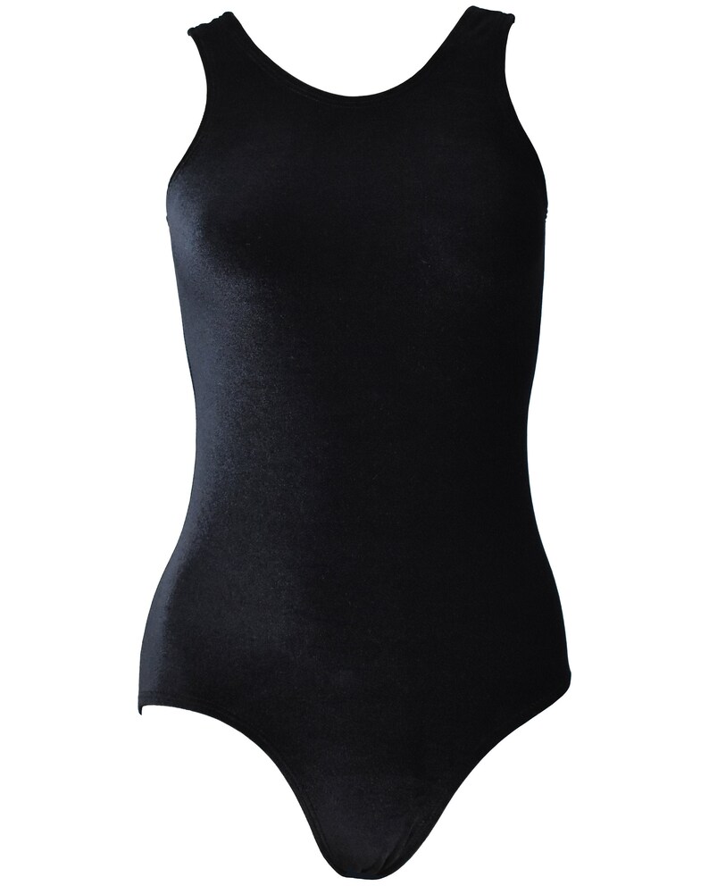Black Velvet Gymnastic Leotard - Etsy