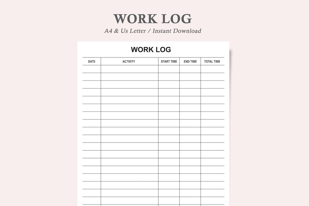 Employee Time Log,time Tracker,work Log,employee Time Log,project Time ...