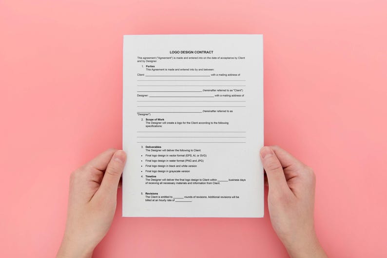 Logo Design Contract,logo Design Contract Template,logo Design Contract ...