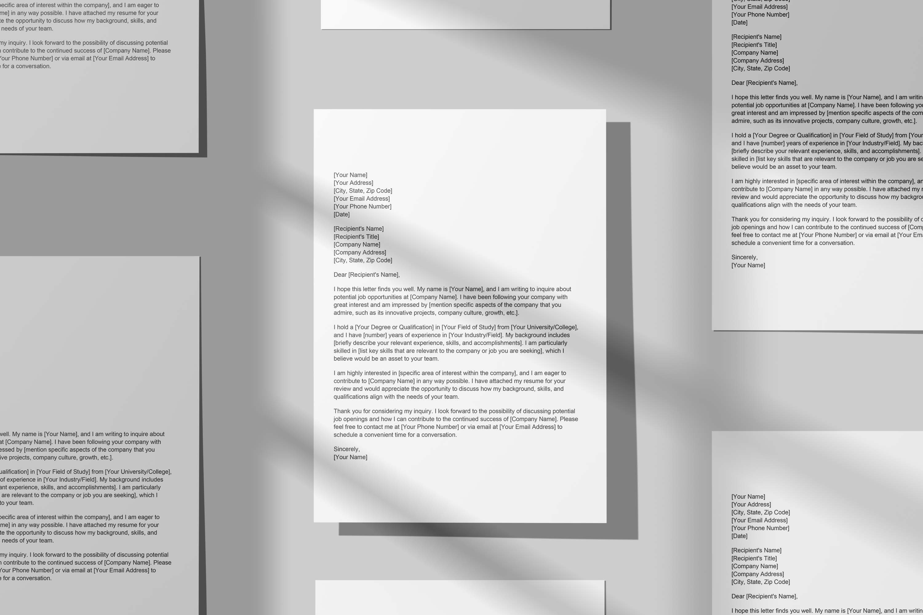 Job Inquiry Letter Template,inquiry Job Letter,inquiry Letter Sample ...