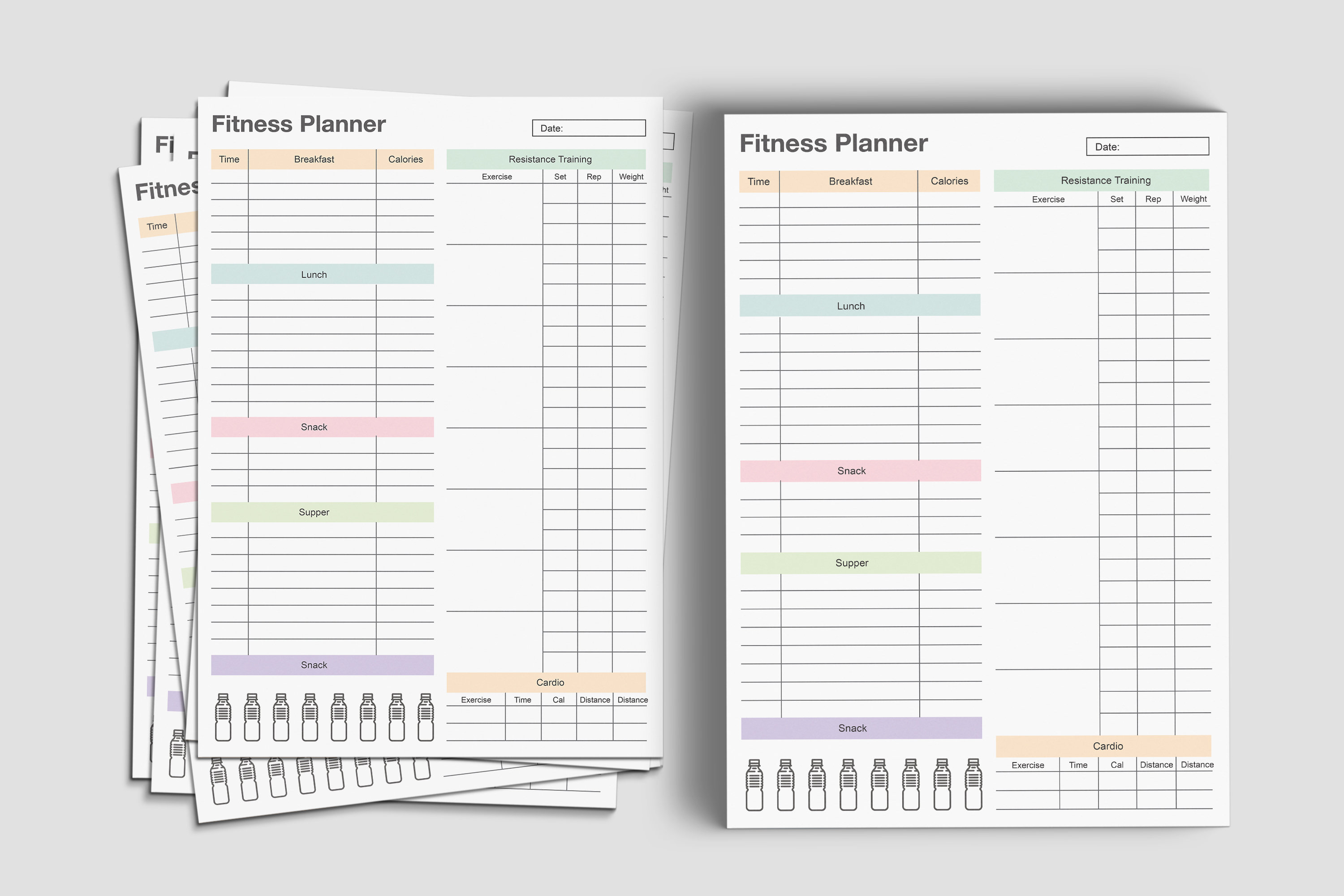 Fitness Plannerfitness Journalhealth Plannerworkout - Etsy