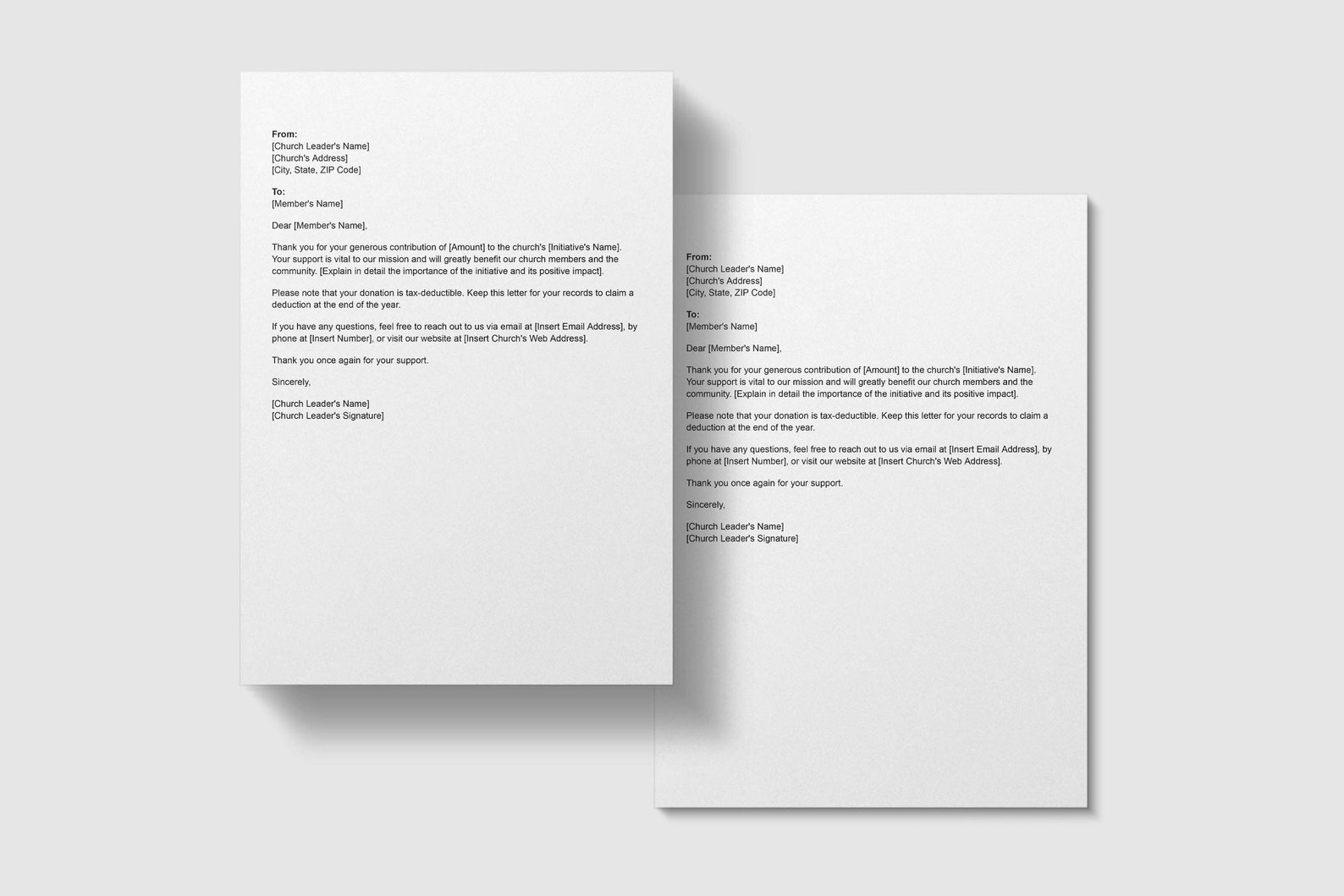 Church Donation Request Letter,church Donation Letter,sample Church ...