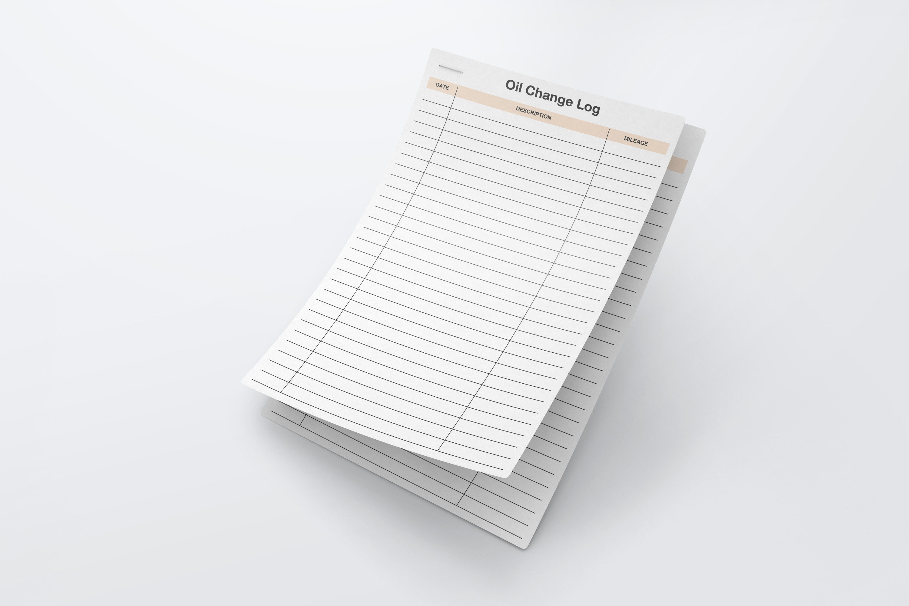Oil Change Log,printable Oil Change Log,oil Change Log Book,vehicle Oil ...