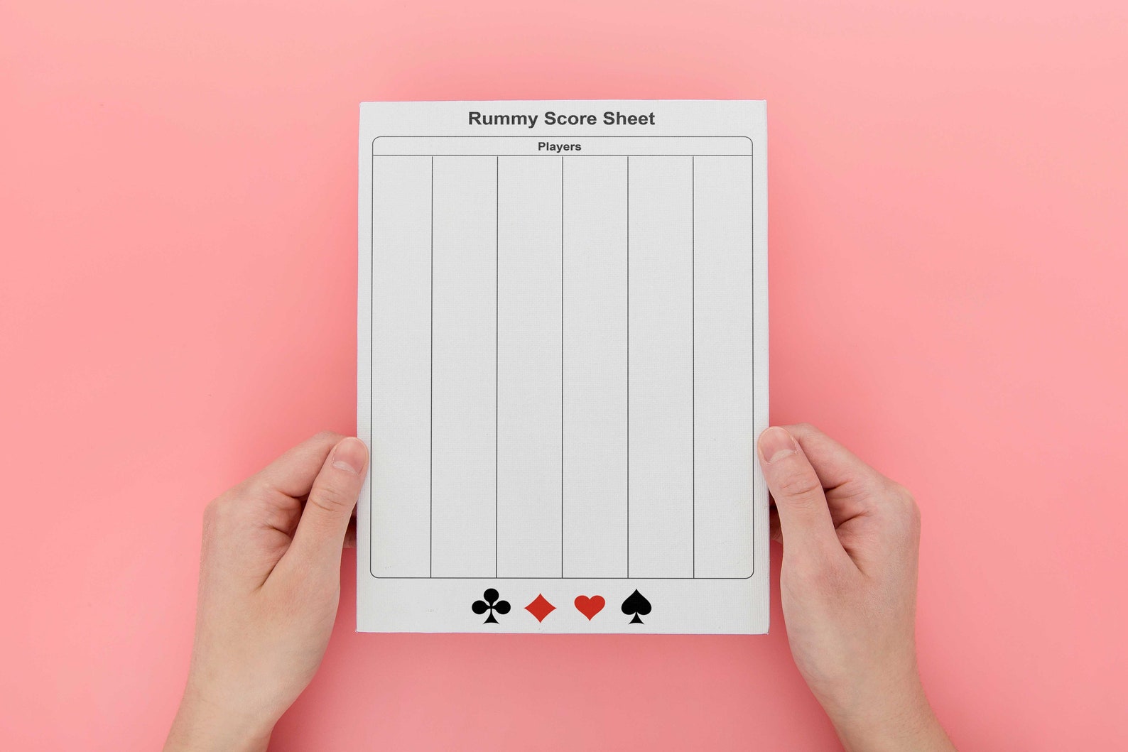 Rummy Score Sheet,game Score Card,gin Rummy,rummy Log,gaming Tracker ...