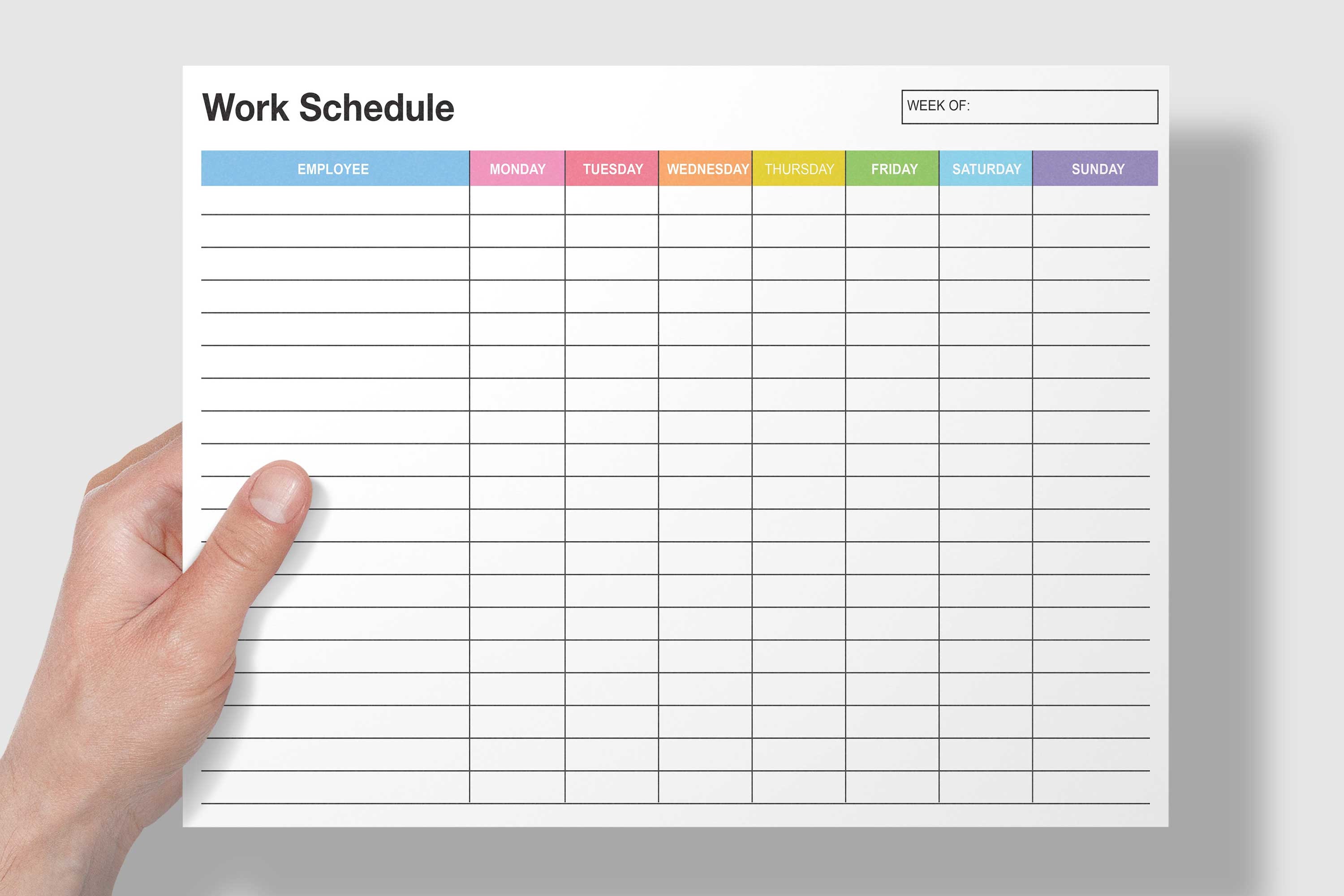 Employee Work Schedule,work Schedule Template,employee Work Schedule ...