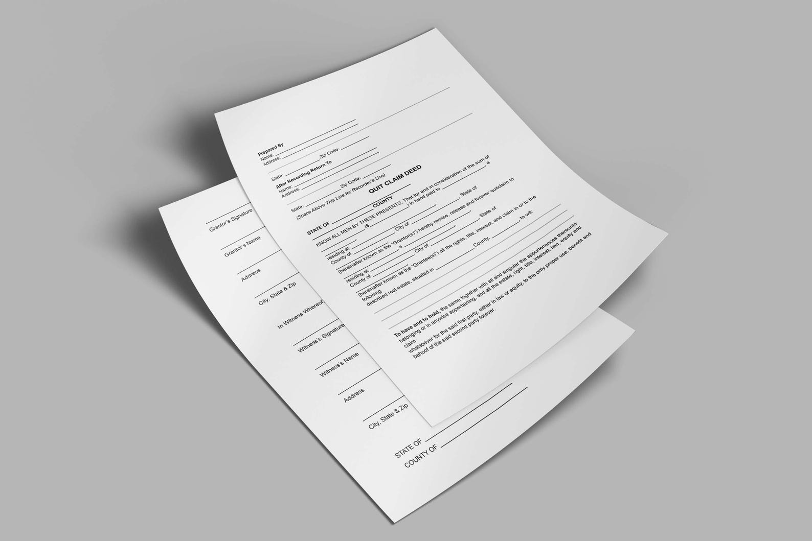 Quit Claim Deed Form,quit Claim Deed Template,quit Claim Deed Form ...